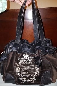 Juicy Couture Bags | Black Leather Handbag | Poshmark